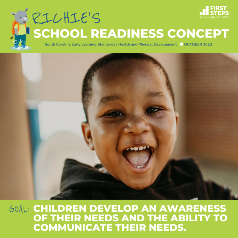 Health and Physical Development: October's School Readiness Concept ...