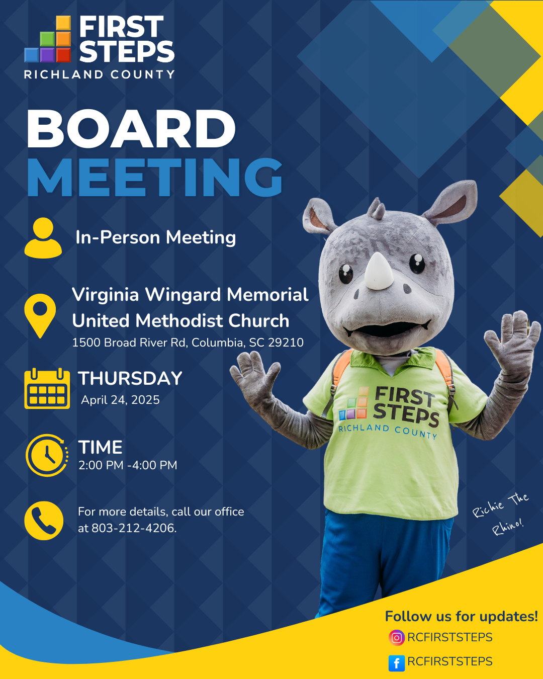 Join Us for the Richland First Steps Board Meeting – April 24, 2025 ...